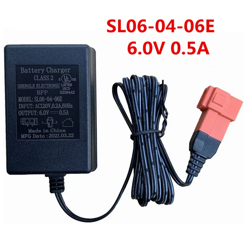 6Volt-Battery-Charger-Kids-Powered-Ride-On-Car-SL06-04-06E-6-0V-0-5A ...