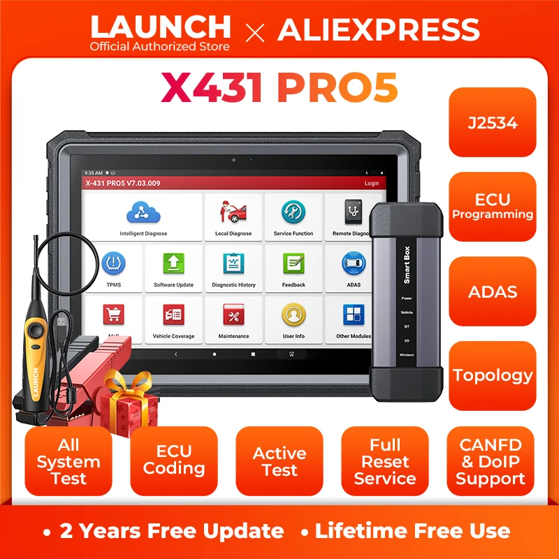LAUNCH-herramienta-de-diagn-stico-automotriz-X431-PRO5-escaneo-J2534-SmartBox-OBD2-programaci-n ...
