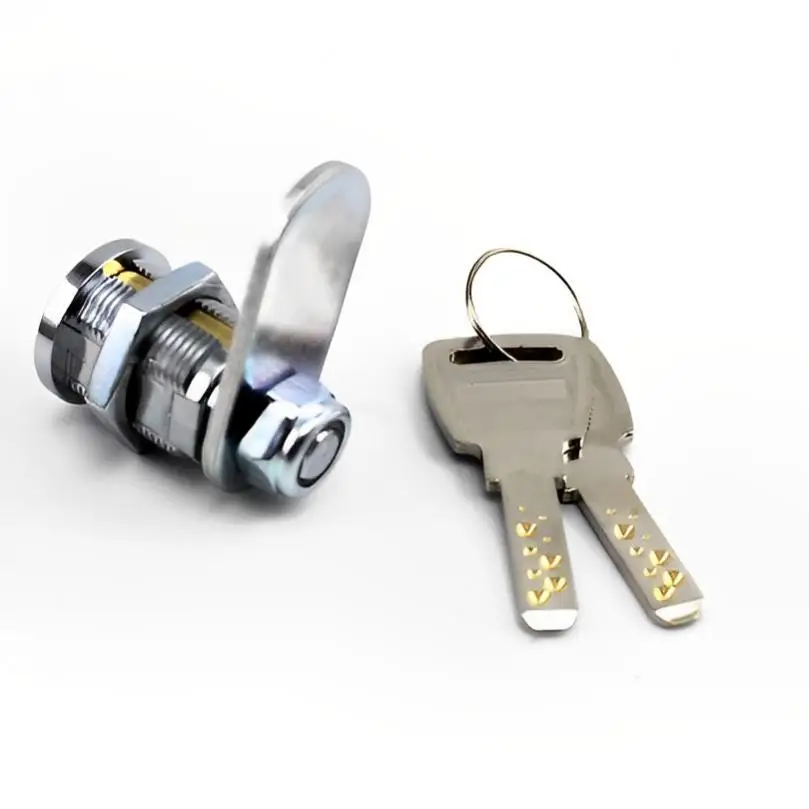 10-30mm Copper Zinc Alloy Cam Lock for Filing Cabinets / Post Mailbox ...