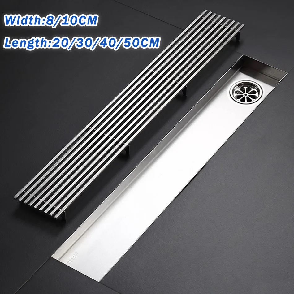 304-Stainless-Steel-Floor-Drain-Rectangle-Displacement-Deodorant ...