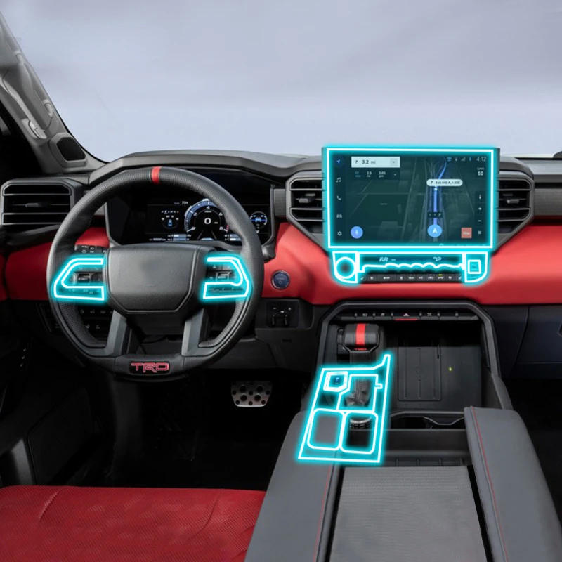 Car-Interior-Center-console-Invisible-Car-suit-TPU-protective-film-Anti ...