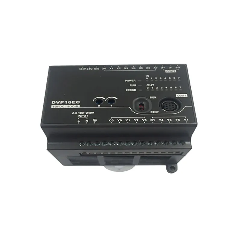 신제품 오리지널 DVP16EC00T3 DVP16EC00R3 프로그래머블 컨트롤러, EC3 시리즈 표준 PLC 모듈 DI 8 DO ...
