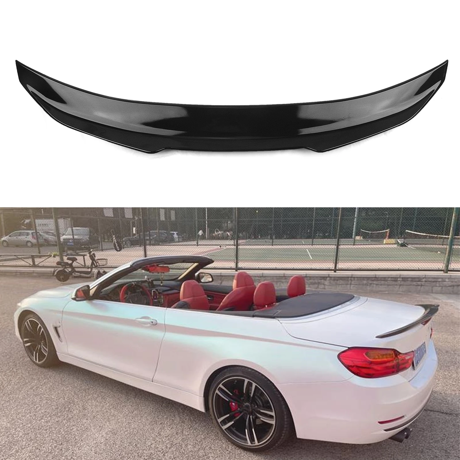 Psm Rear Spoiler Wing For Bmw 4 Series F33 Cabrio/convertible 2013-2020 ...