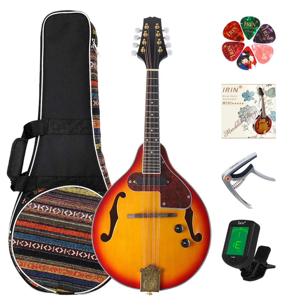 Guitarra-el-ctrica-de-mandolina-de-8-cuerdas-diapas-n-de-palisandro-de ...