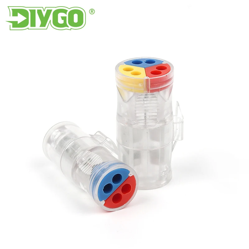 DIY-GO-Butt-Type-Wire-Connector-Pluggable-Round-Quick-Cable-Connector ...