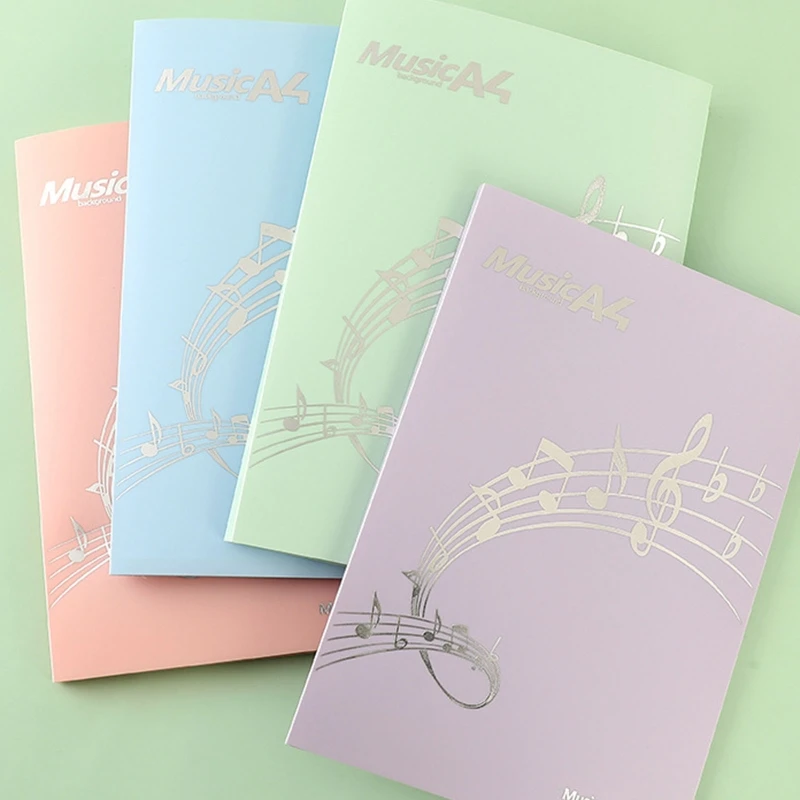 Expand Music Folder Piano Score Folder 4 Pages Plastic Storage Holder ...