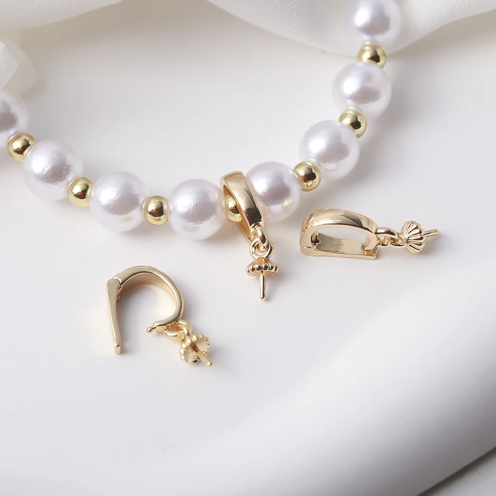 5Pcs-Pendant-Enhancer-Bail-Clasp-With-Eye-Peg-Bail-Brass-Gold-Plated ...