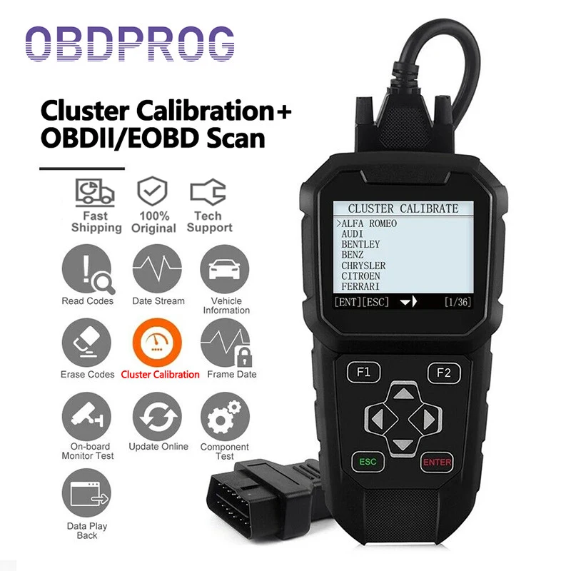 OBDPROG-MT401-Cluster-Calibration-OBD2-Tool-Professional-Scanner-OBD-2 ...