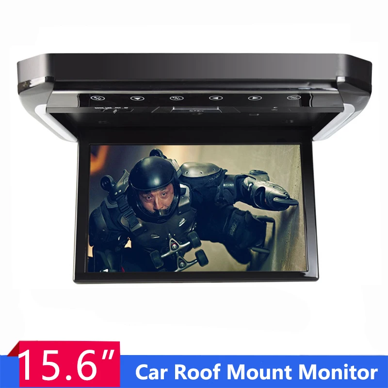 Car-Roof-Mount-Monitor-15-6-Inch-Portable-TV-HD-LCD-Screen-Automobile ...
