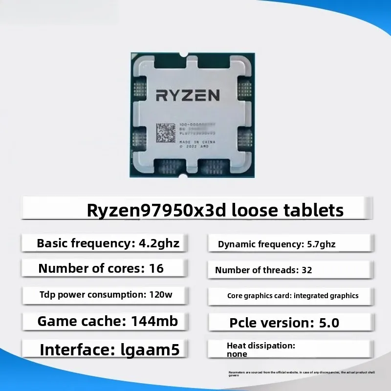 A M D R5 7500F r7 7700x r9 7900x 7950x cpu 7800x3d 7600x cpu ...