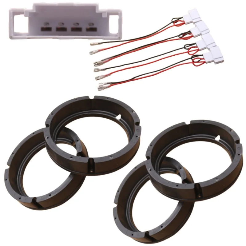 6.5“ Car Speaker Adapter Gasket Ring with Wire Combo for VW Passat 1998 ...