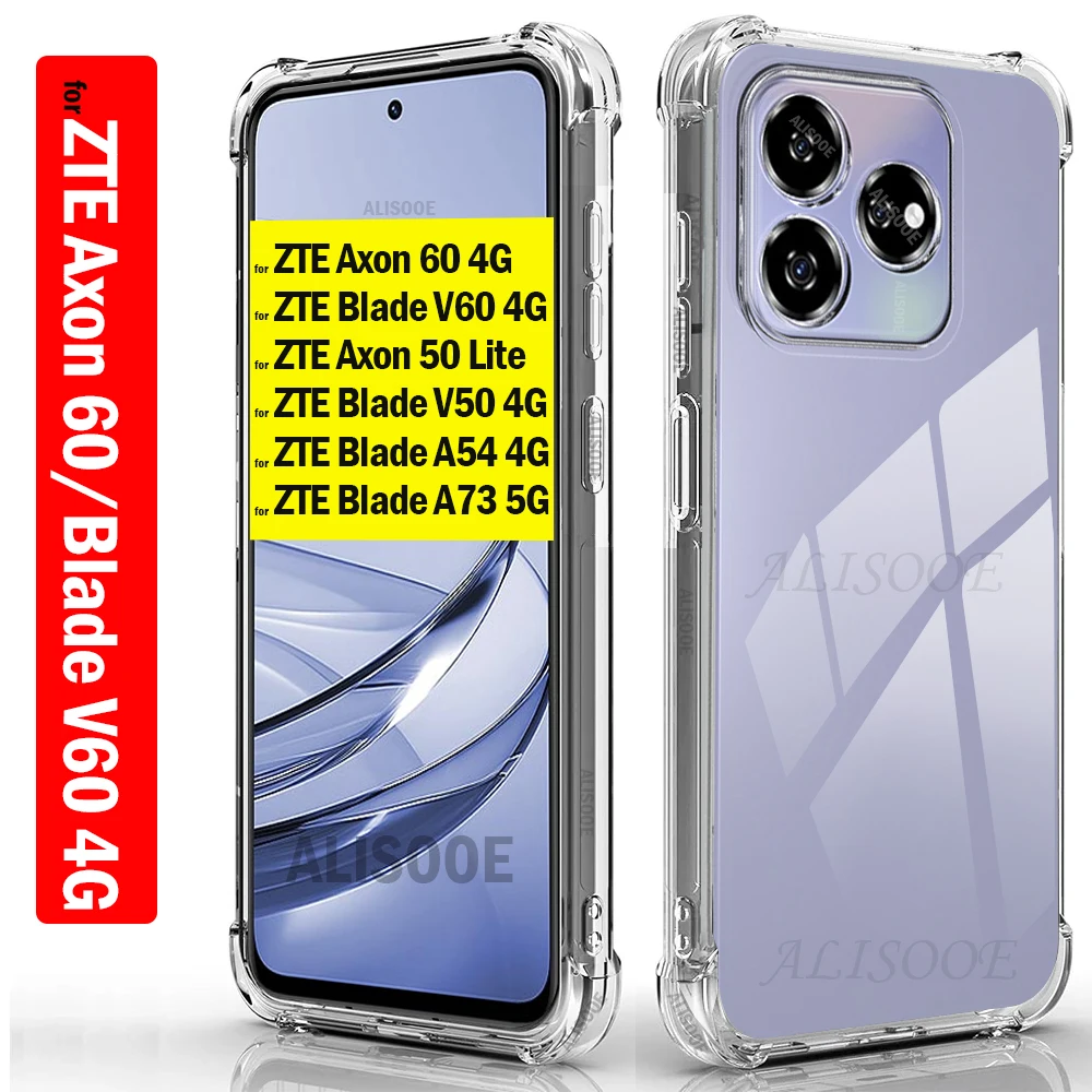 Transparent-Funda-for-ZTE-Axon-60-Blade-V50-V60-4G-Case-Ultra-Thin-HD ...