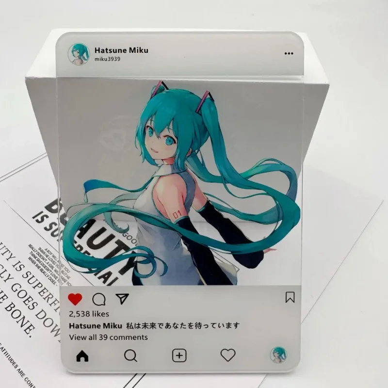 HatsuneMiku-Acrylic-Transparent-Card-Photo-Props-Diy-Card-Anime ...