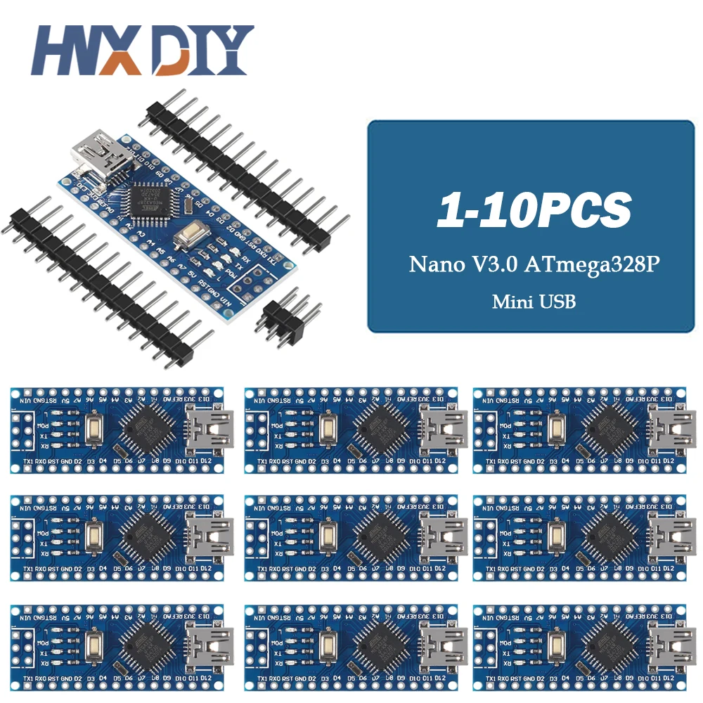 Placa-Micro-Controladora-para-Arduino-Mini-USB-Nano-V3-0-ATmega328P ...