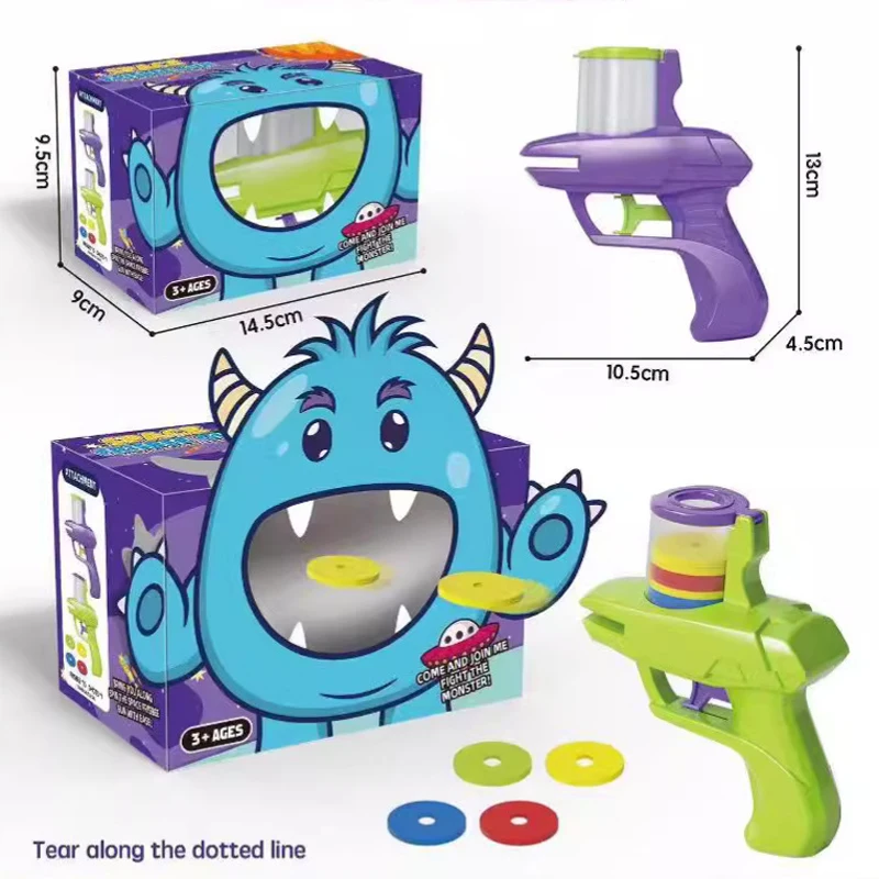 Children-Fun-Toys-Frisbee-Gun-Safety-EVA-Radish-Gun-Kids-Outdoor-Games ...