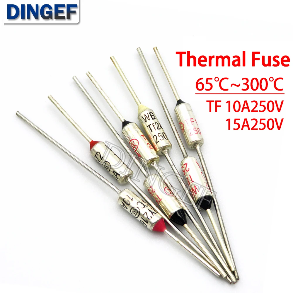 TF-Thermal-Fuse-RY-10A-15A-250V-Temperature-dingef-65C-73C75C-85C-100C ...