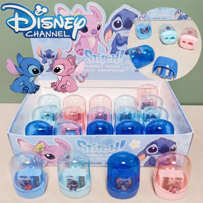 Disney-Stitch-Pencil-Sharpener-Cute-Pencil-Cutter-Double-Hole-Sharpener ...