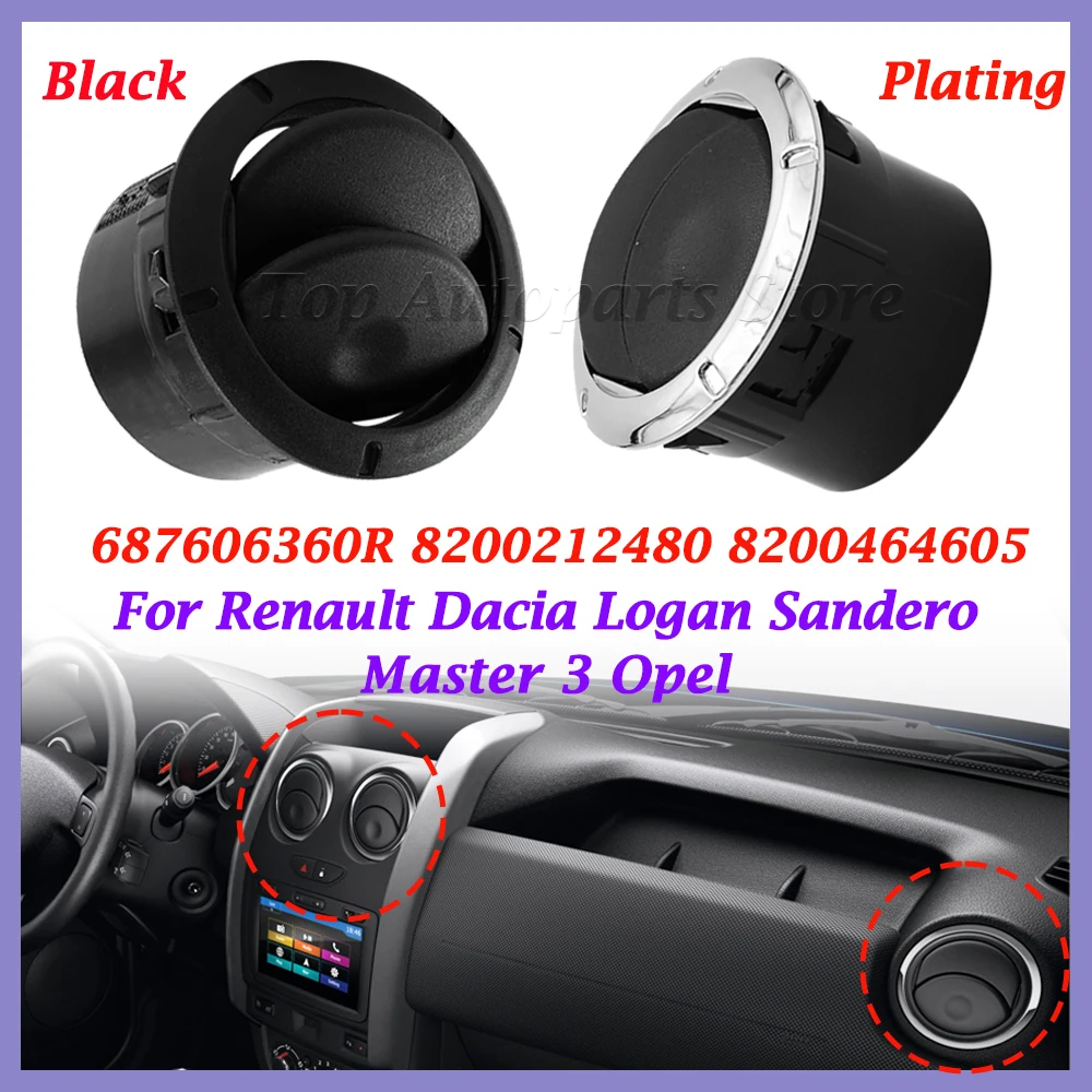 Interior Dash Air Vent Cover For Renault Dacia Logan Sandero Master 3 ...