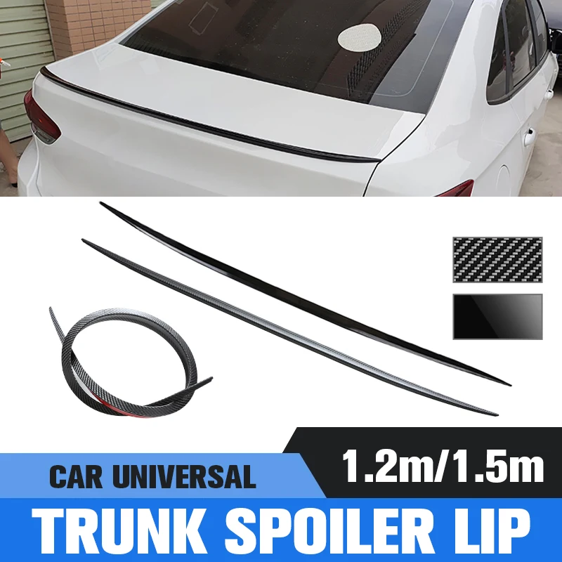 1-2M-1-5M-Universal-Roof-Spoiler-Car-Styling-Carbon-Fiber-Bright-Black ...