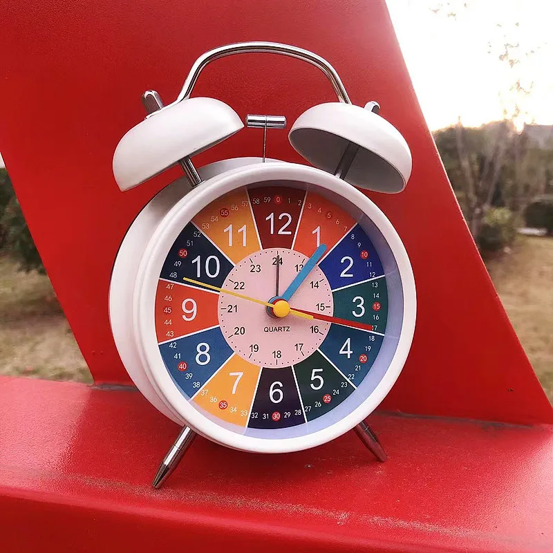 Silent-Alarm-Clock-for-Children-s-Learning-Table-Clock-for-Student ...