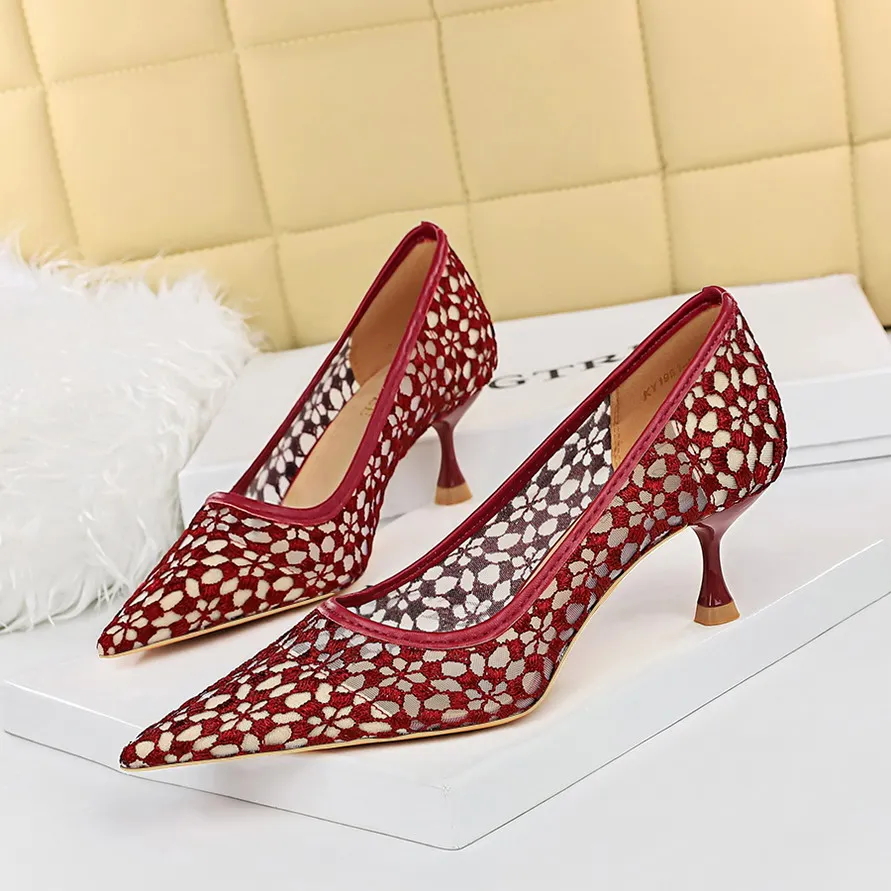 Plus Size Red Heels
