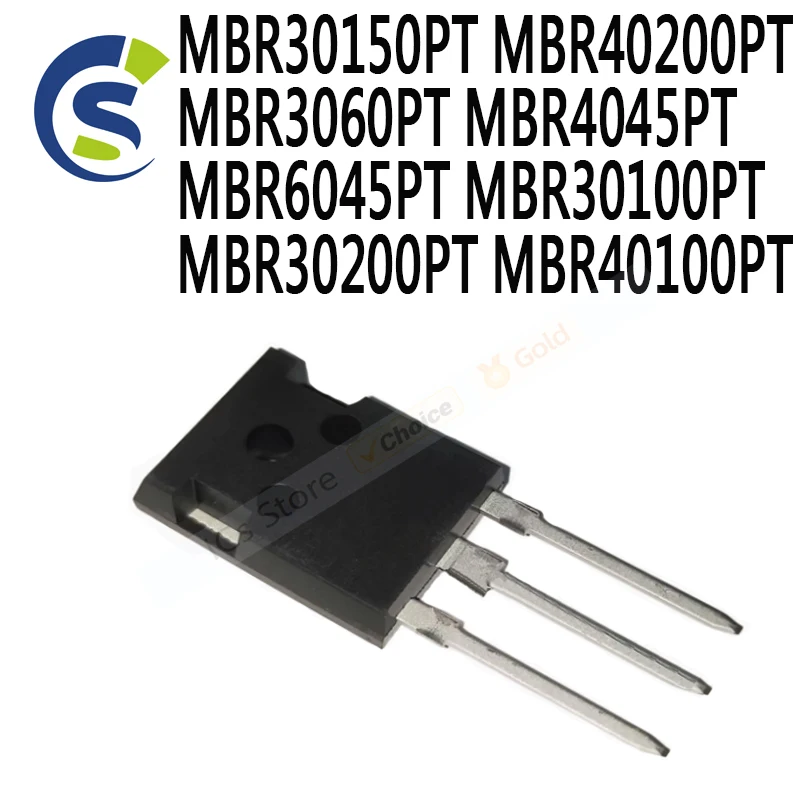 5PCS-TO-247-MBR30100-30A-100V-MBR30200-MBR30150PT-MBR40200PT-MBR3060PT ...