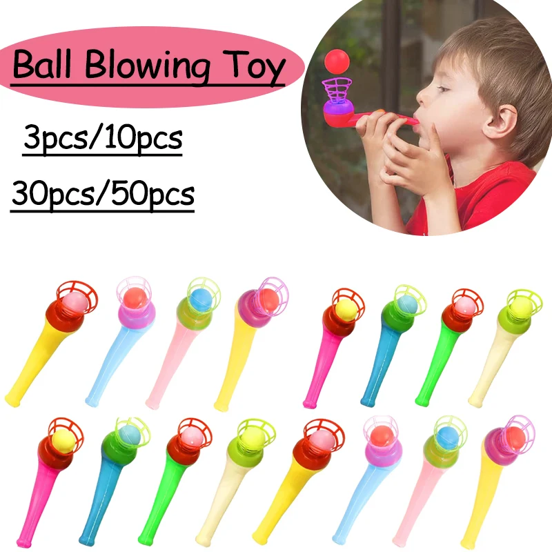 3-50pcs-Fun-Colorful-Magic-Blowing-Pipe-Floating-Ball-Game-Props-Kids ...