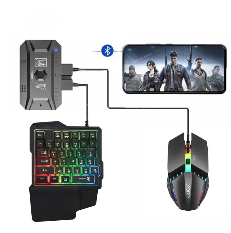 Adaptador-para-teclado-e-mouse-Conversor-do-mouse-para-Android-Jogo-do ...