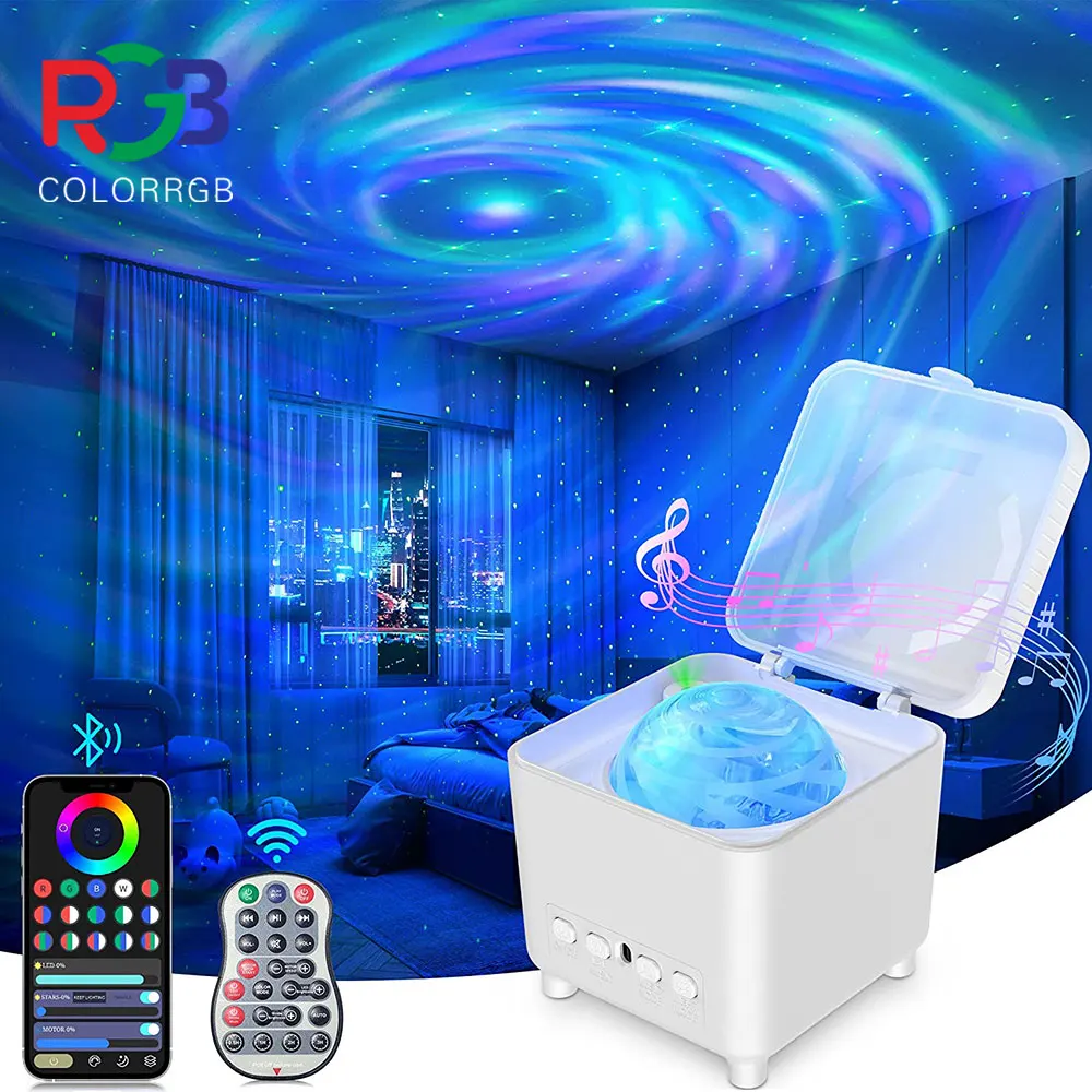 Star-Projector-Galaxy-Light-with-Bluetooth-Speaker-Remote-Control-15 ...