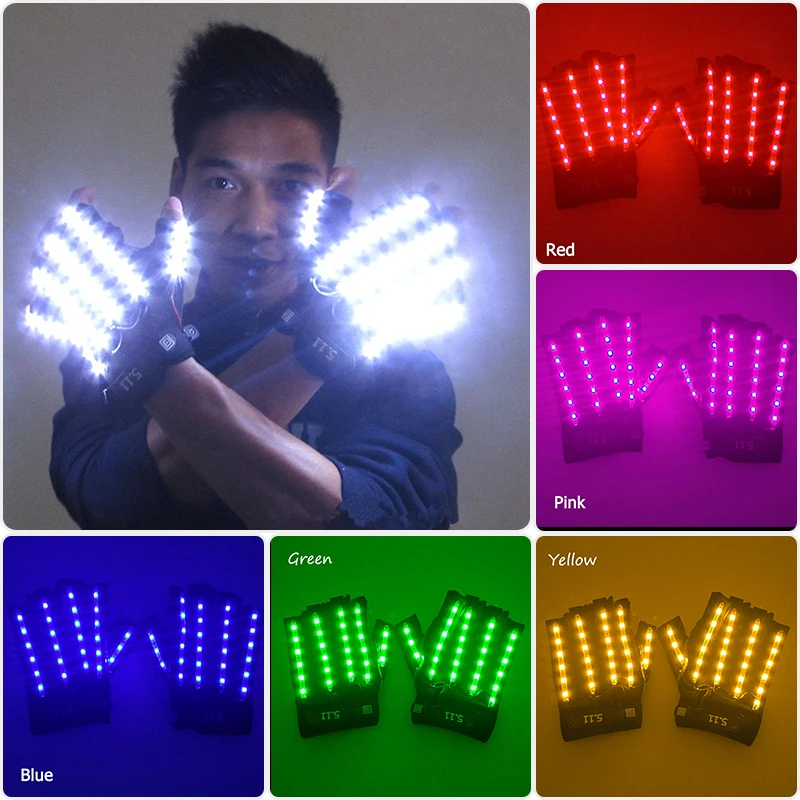 New-Style-LED-Neon-Luminous-Flashing-Gloves-Rave-Bar-Night-Club ...