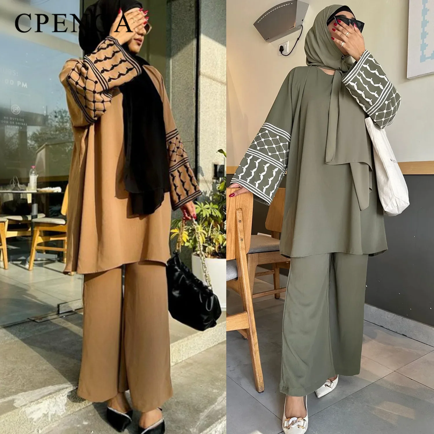 2-Piece-Sets-Middle-East-Embroidery-Muslim-Women-Clothing-2024-Luxury ...