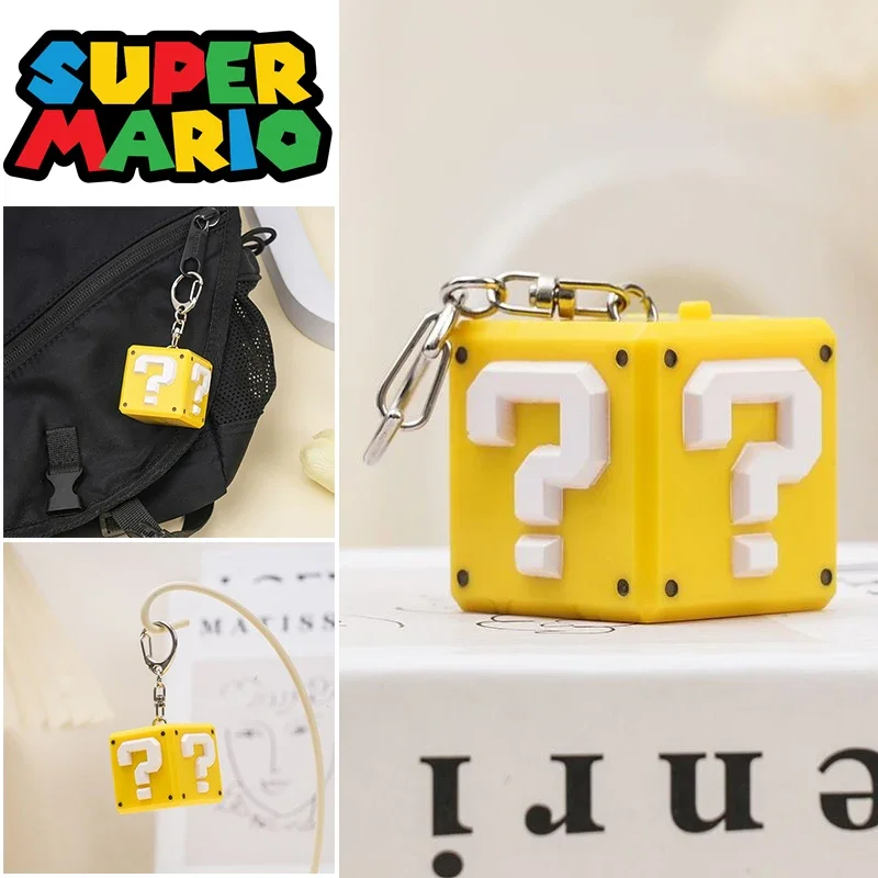 Super-Mario-Keychain-Question-Mark-Brick-Pendant-Anime-Sounds-Bag ...