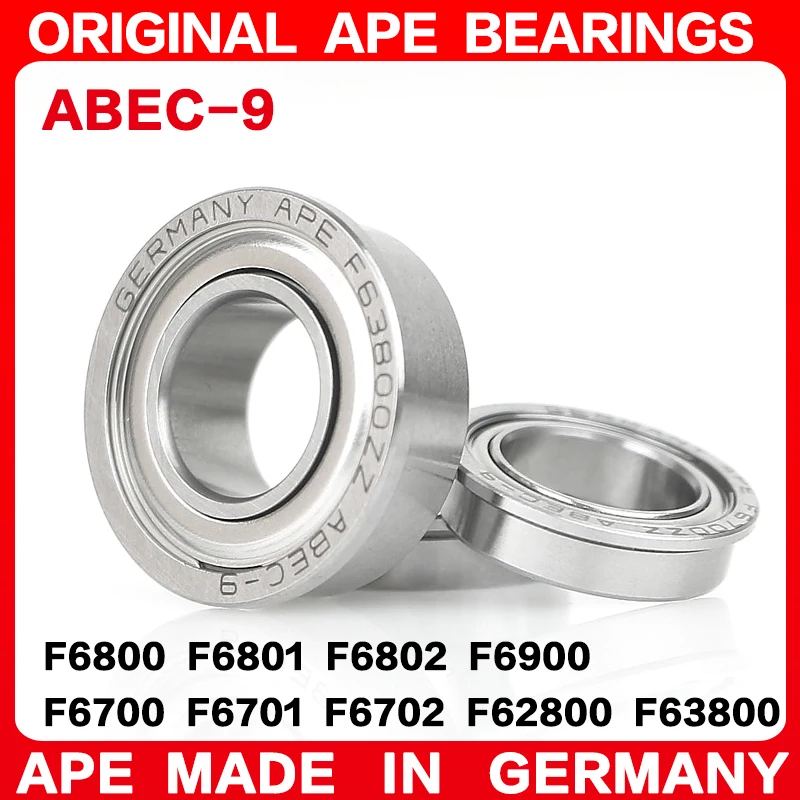 5/10pcs ABEC-9 Germany bearing F6700 F6800 F6801 F6802 F62800 F63800 ...