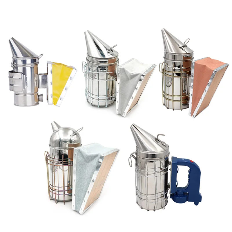 Beekeeping-Smoker-Stainless-Steel-Manual-Electric-Bee-Smoker-Sprayer ...