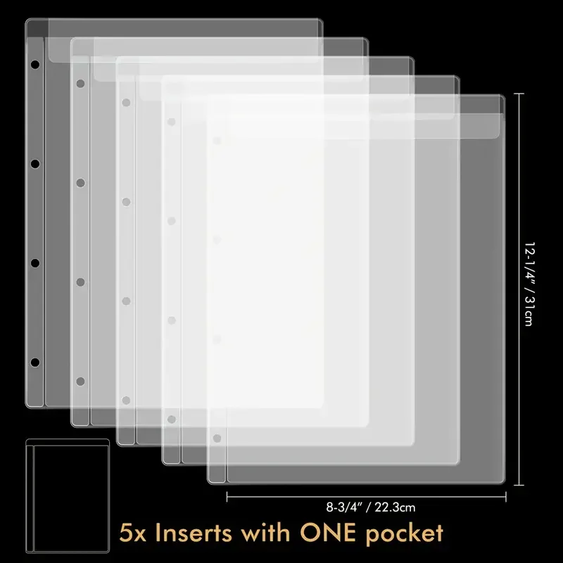 A4-Size-Die-And-Stamp-Storage-Folder-Storage-Book-Binder-Inserts-With ...