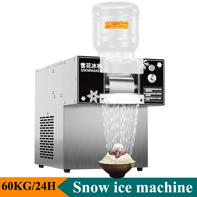 60KG-24H-Small-Korean-Bingsu-Machine-Snow-Ice-Maker-Bingsu-Snow-Flake ...