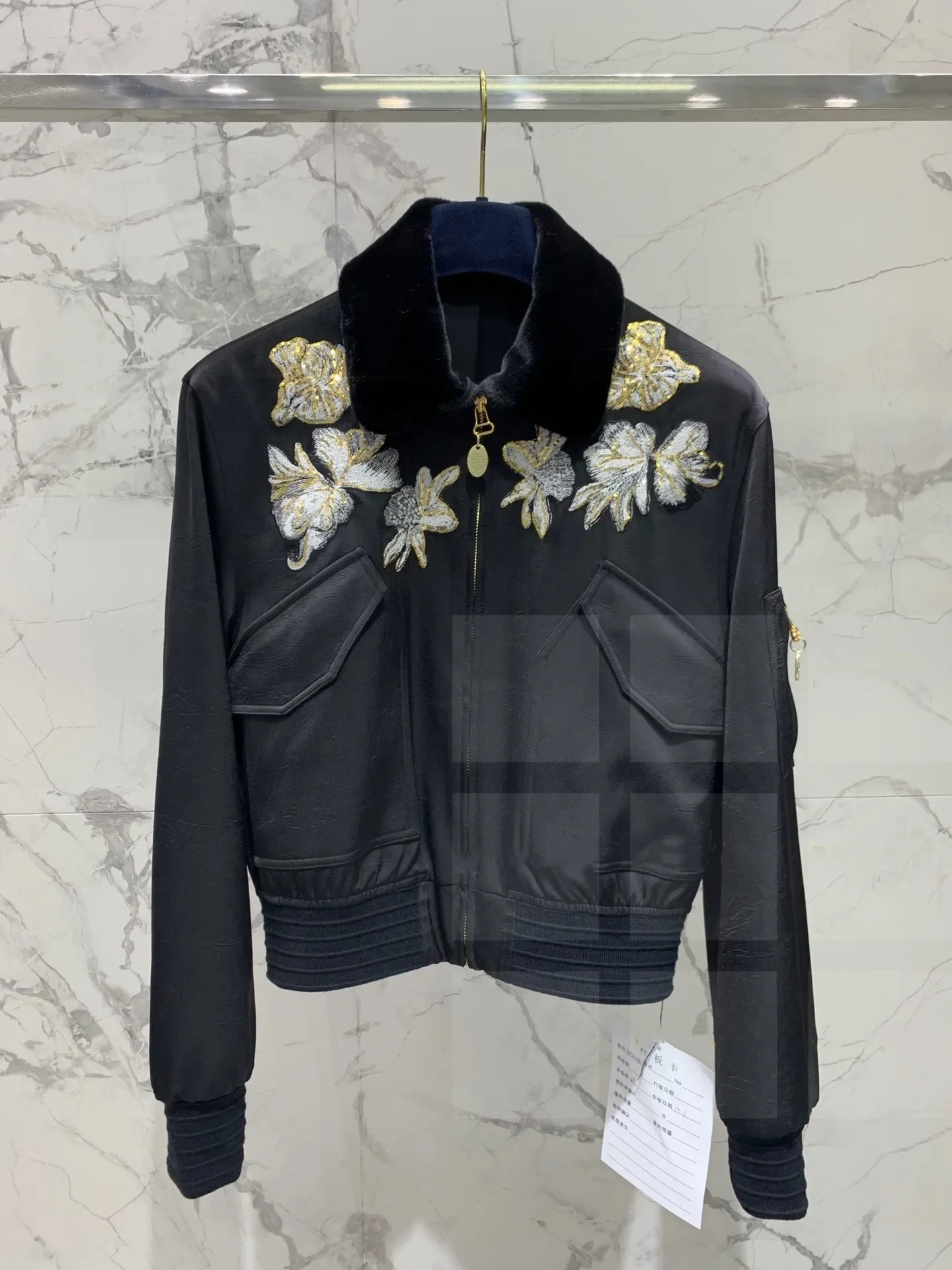 2024-Spring-Summer-New-Heavy-Industry-Magnolia-Embroidered-Bead-Piece ...