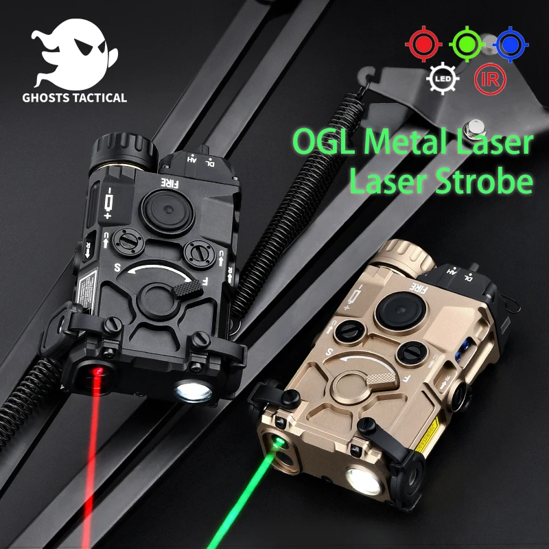 WADSN-OGL-Metal-IR-Sight-LED-Strobe-Red-Green-Laser-Softair-Weapon ...