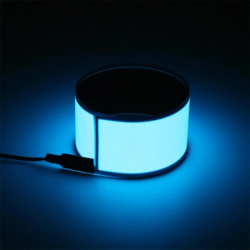 12v Flexible El Light Panel Electroluminescent Back Light Strip Lamp ...