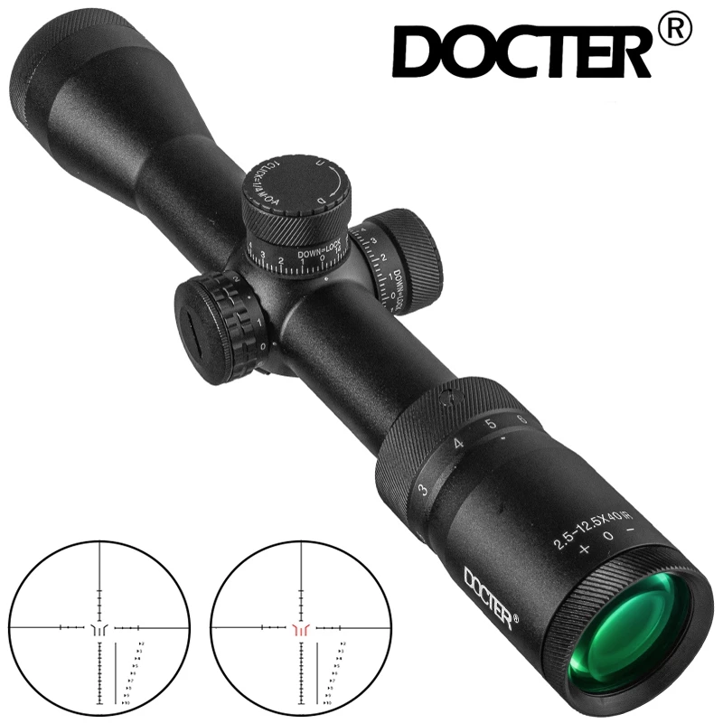 DOCTER-2-5-12-5X40-IR-Scopes-Hunting-Air-Rifle-Scope-Wire-Rangefinder ...
