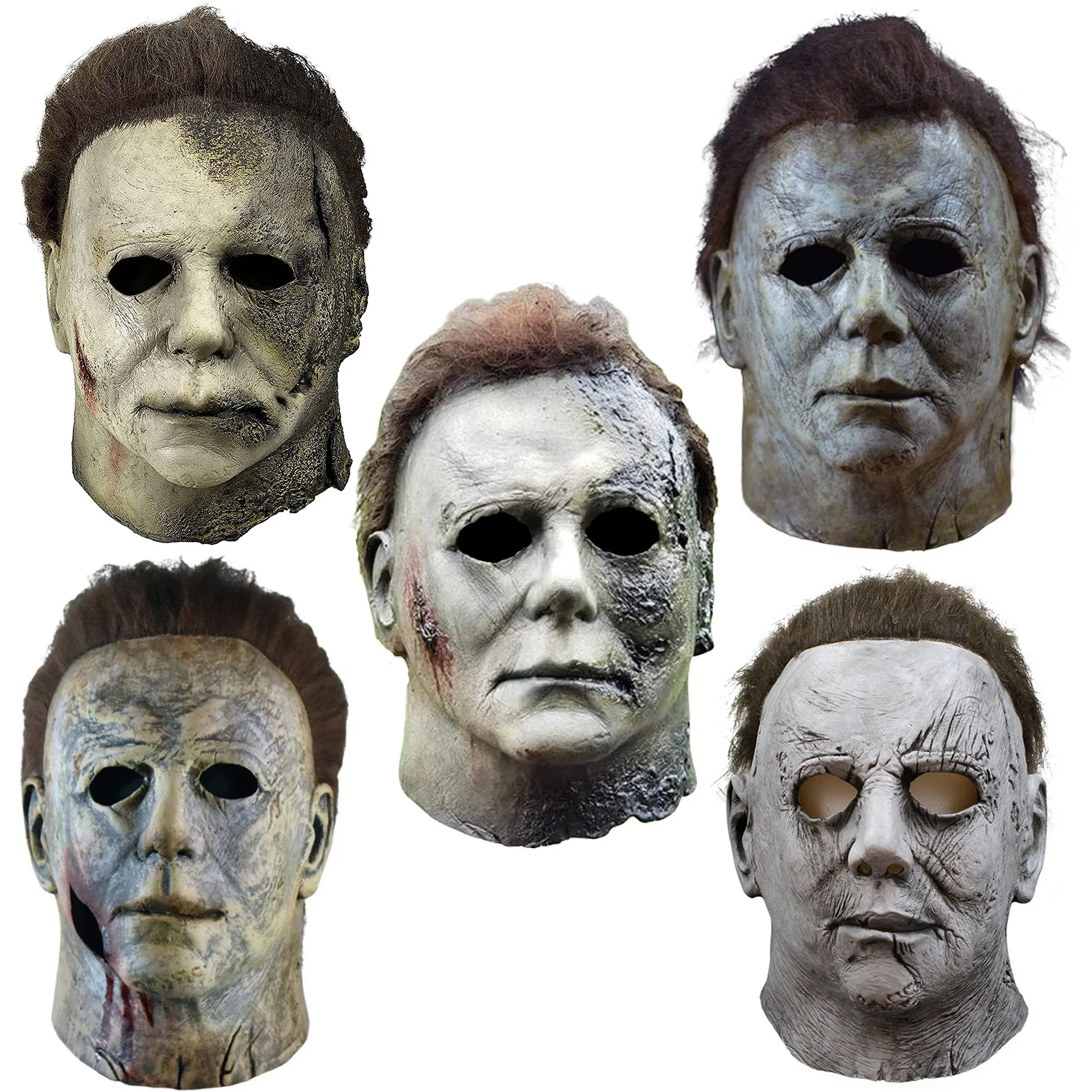 Michael-Mask-maske-Hallowen-kost-mleri-korku-tam-y-z-lateks-maskara ...