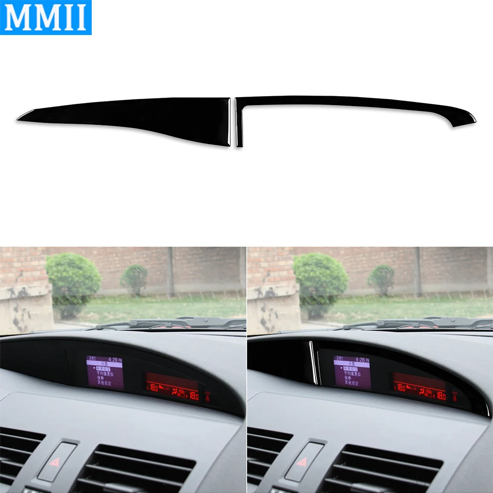 For-Mazda-3-Axela-2010-2013-Mazdaspeed-3-Piano-Black-Central-Display ...