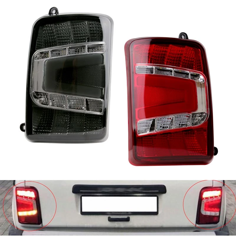 For Lada Niva 4x4 1995- Led Tail Lights With Running Turn Signal Pmma ...