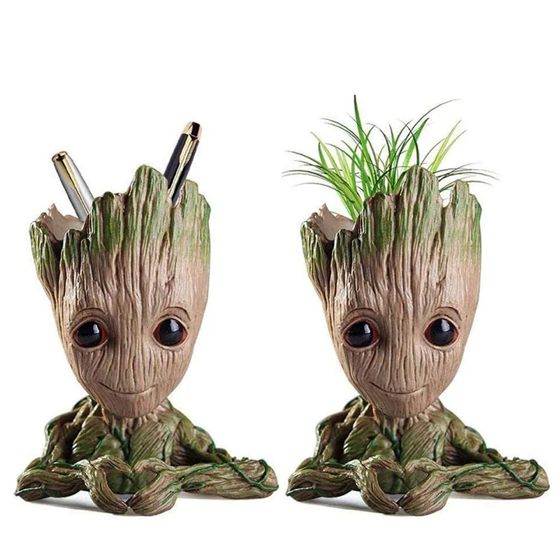 Home Decor Love Groot Flower Pot Anime Figure Desktop Display Ornament ...