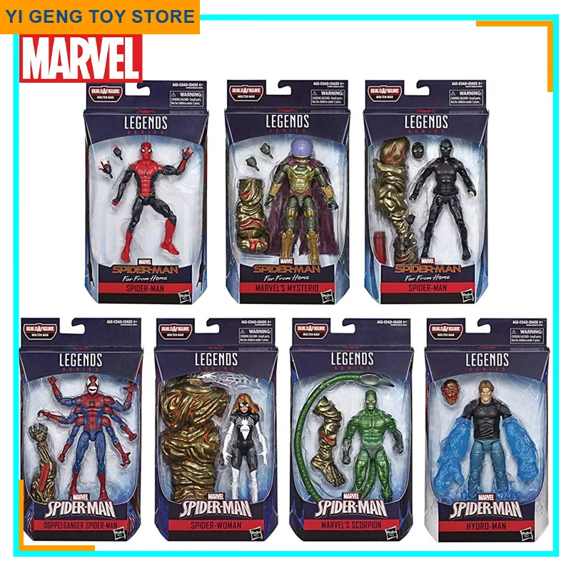 Marvel Legends Spiderman Infinite Doppelganger Spider Man Mysterio ...