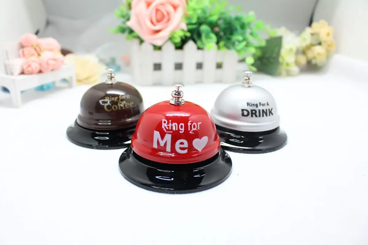 8.5cm Metal Kitchen Restaurant Ordering Service Call Bell Hotel Counter ...