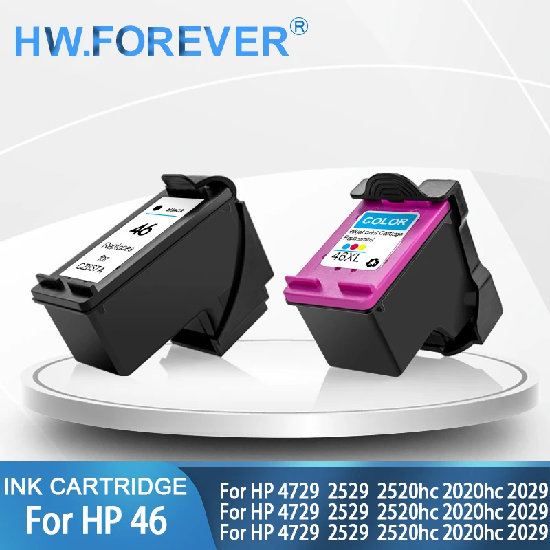 For HP 46 46XL Compatible Ink Cartridge Replacement For HP Deskjet 4729 ...