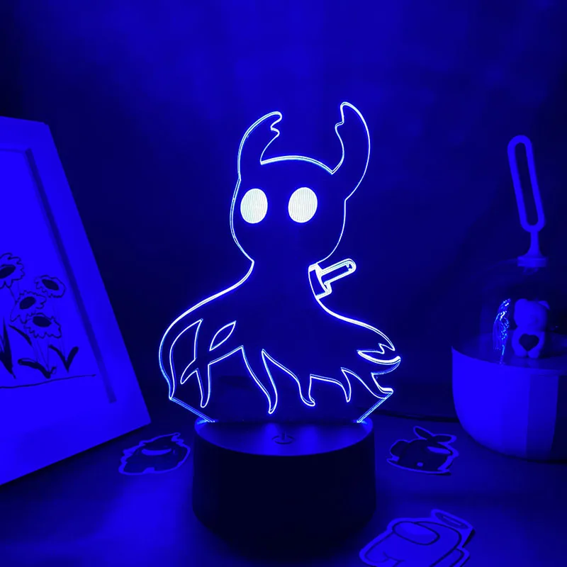 Hollow Knight Game 3D Led Night Lights Birthday Toys Cool Gift For ...