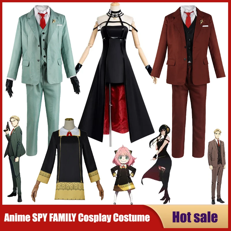 Anime-Spy-X-Family-Cosplay-Costume-Yor-Forger-Sexy-Dress-Loid-Forger ...