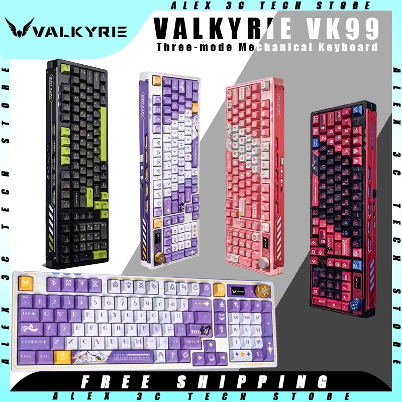 VALKYRIE-Teclado-mec-nico-VK99-para-Gaming-accesorio-inal-mbrico-con ...